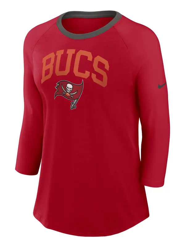 Nike Tampa Bay Buccaneers Nfl 3/4-sleeve T-shirt - Red