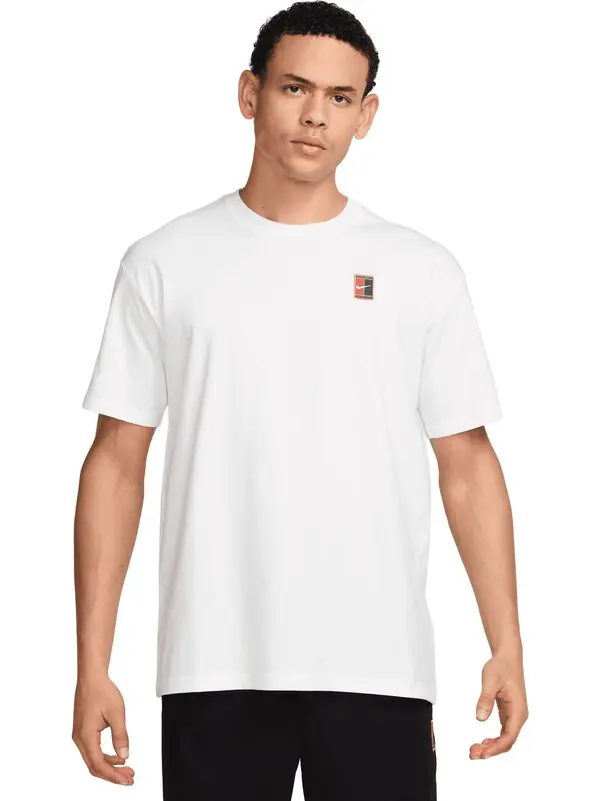 Nike Court Max90 Tennis T-shirt - White