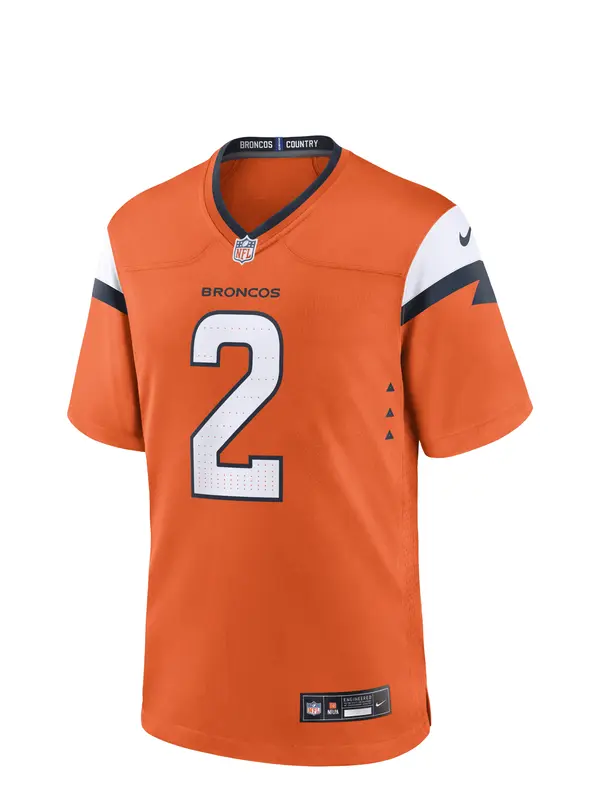 Nike Patrick Surtain Ii Denver Broncos Nfl Game Football Jersey - Orange