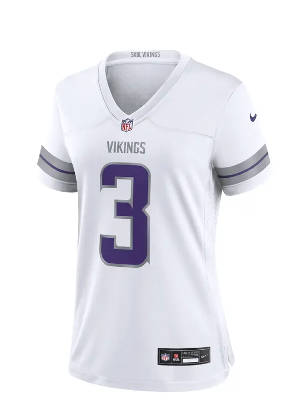 JORDAN Minnesota Vikings Nfl Game Football Jersey - White