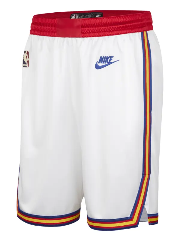 Nike Golden State Warriors 2024/25 Hardwood Classics Dri-fit Nba Swingman Shorts - White