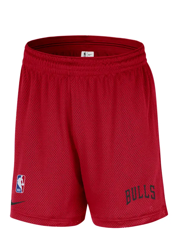 Nike Chicago Bulls Nba Mesh Shorts - Red