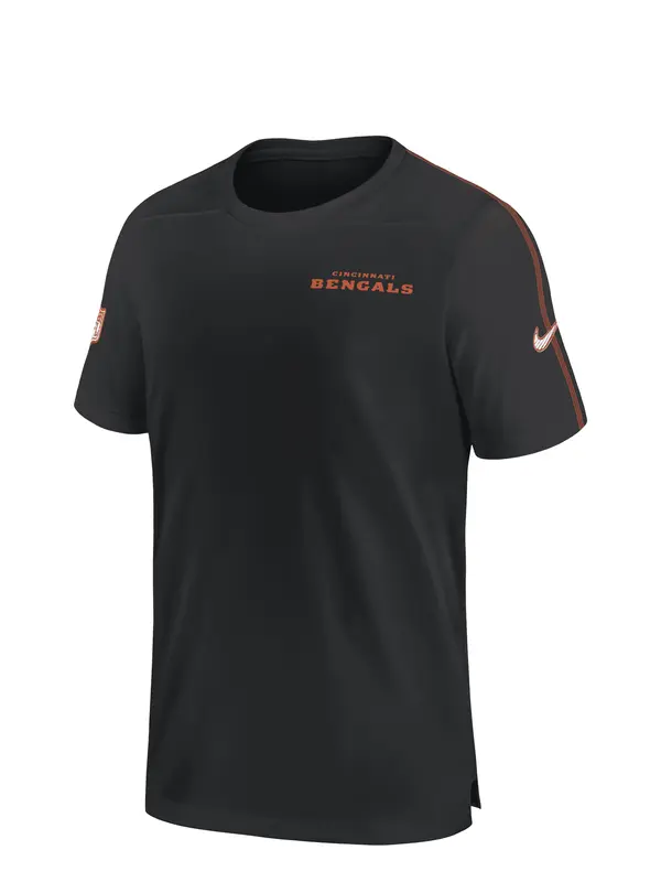 Nike Cincinnati Bengals Sideline Coach Dri-fit Nfl Top - Black
