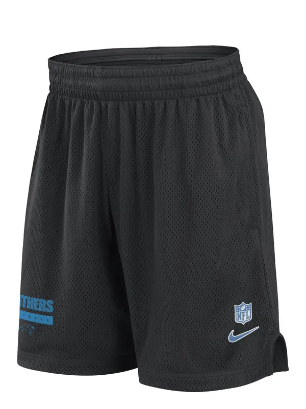 Nike Carolina Panthers Sideline Dri-fit Nfl Shorts - Black