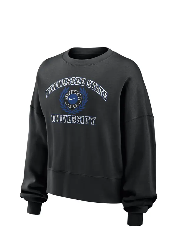 Nike Tennessee State College Crew-neck Sweatshirt - Black