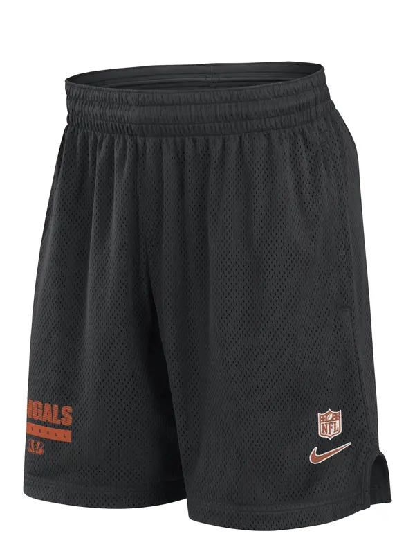 Nike Cincinnati Bengals Sideline Dri-fit Nfl Shorts - Black
