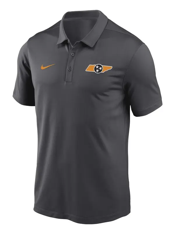 Nike Tennessee Volunteers Volunteer State Smokey Franchise Dri-fit College Polo - Grey