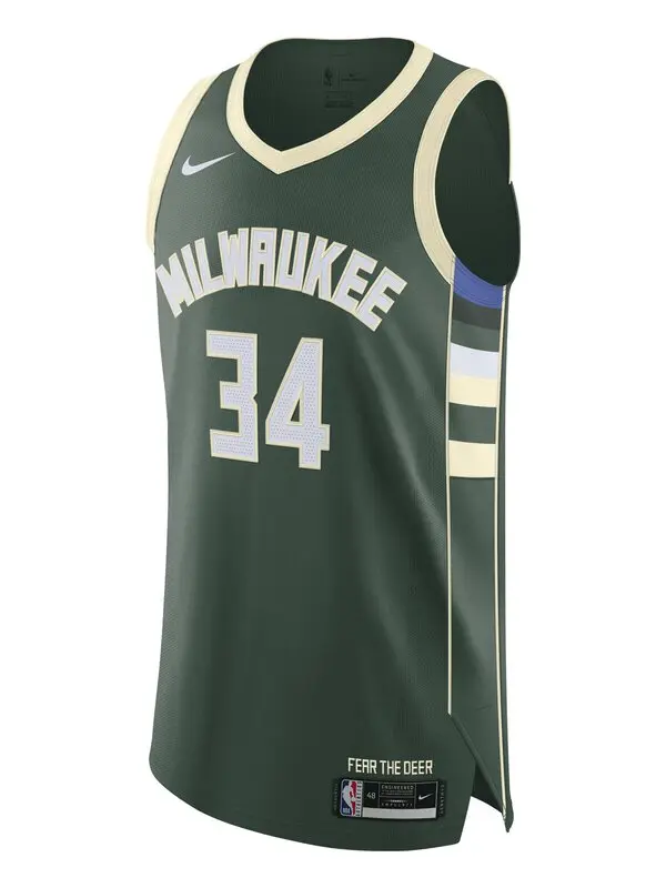 Nike Giannis Antetokounmpo Bucks Icon Edition 2020 Nba Authentic Jersey - Green