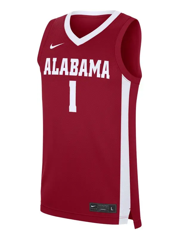 Nike Alabama Crimson Tide Replica College Basketball Jersey - Red