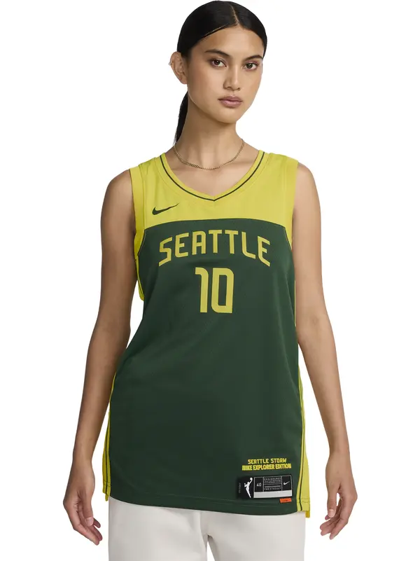 Nike Seattle Storm Explorer Edition Dri-fit Wnba Victory Jersey - Green