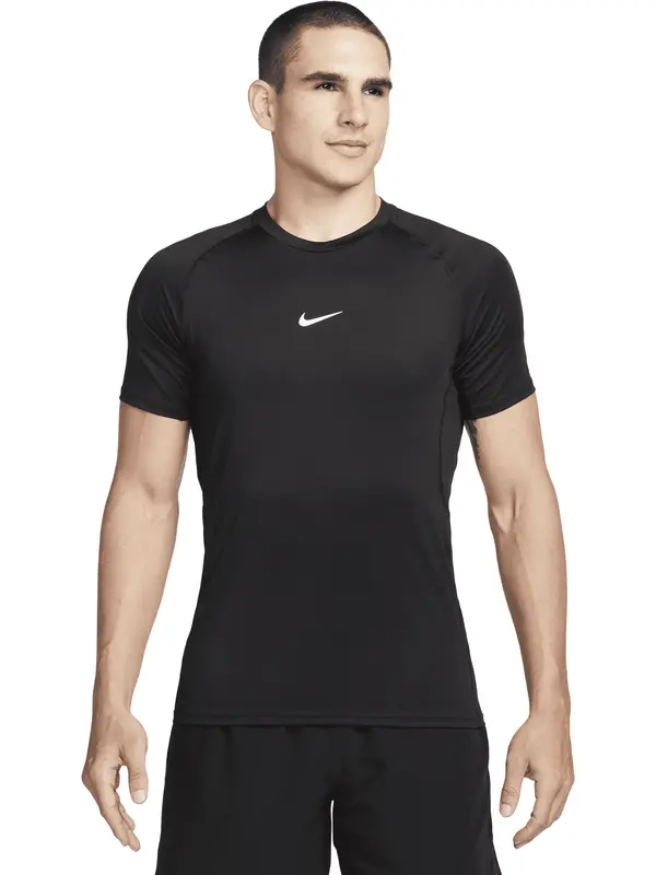 Nike Pro Dri-fit Slim Short-sleeve Top - Black
