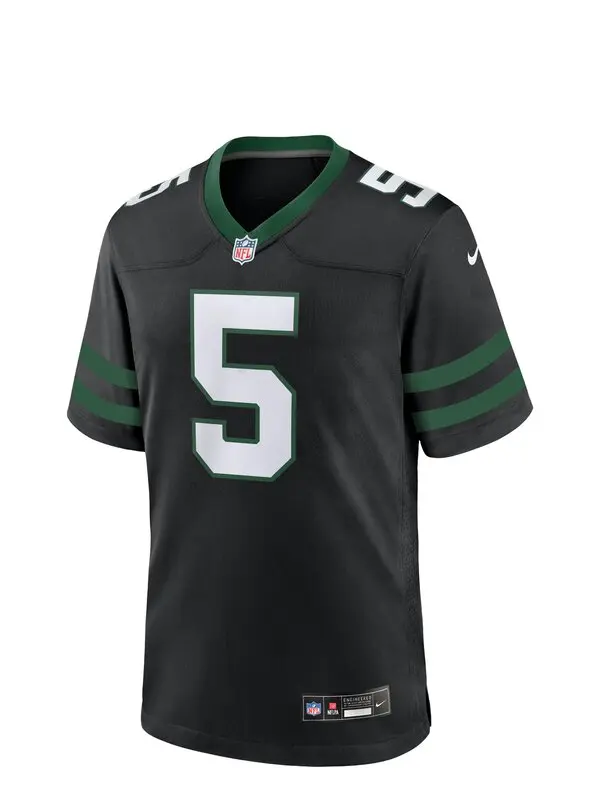 Nike Garrett Wilson New York Jets Nfl Game Football Jersey - Black