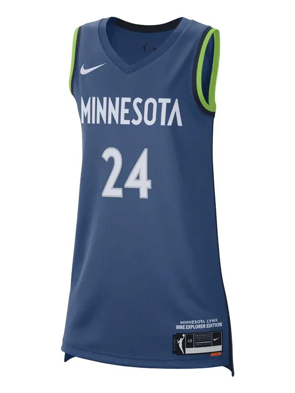 Nike Minnesota Lynx Explorer Edition Dri-fit Wnba Victory Jersey - Blue