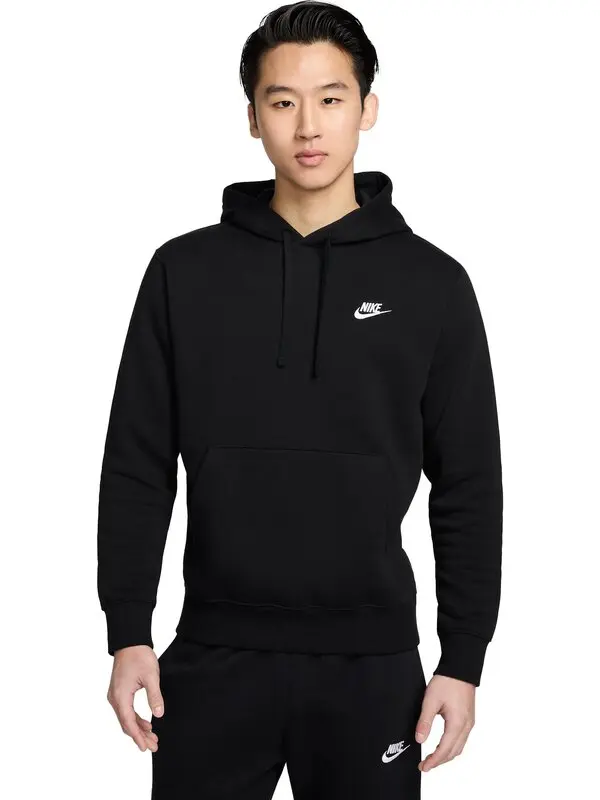Nike Sportswear Club Fleece Pullover Hoodie - Black