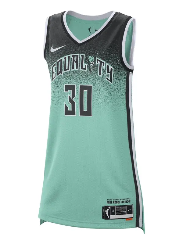Nike Breanna Stewart New York Liberty Dri-fit Wnba Victory Jersey - Green