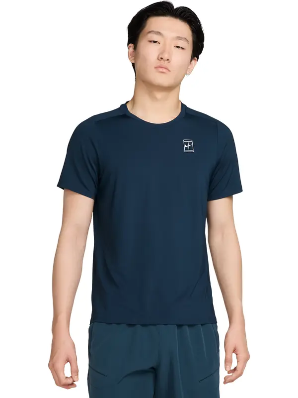 Nike Advantage Dri-fit Tennis Top - Blue