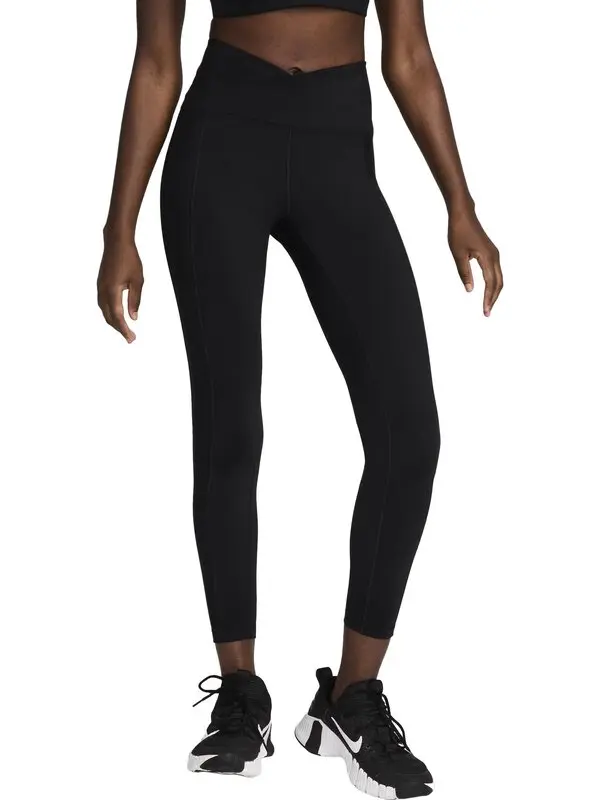 Nike One Wrap High-waisted 7/8 Leggings - Black