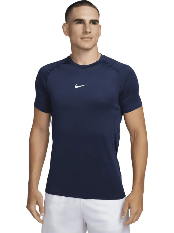 Nike Pro Dri-fit Slim Short-sleeve Top - Blue