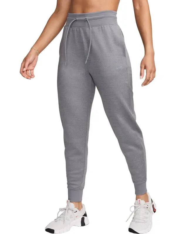 Nike Therma-fit One High-waisted 7/8 Jogger Pants - Grey