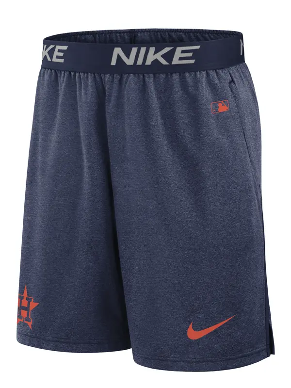 Nike Houston Astros Authentic Collection Practice Dri-fit Mlb Shorts - Blue