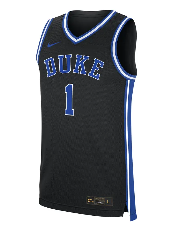 Nike Duke Blue Devils Replica College Basketball Jersey - Black