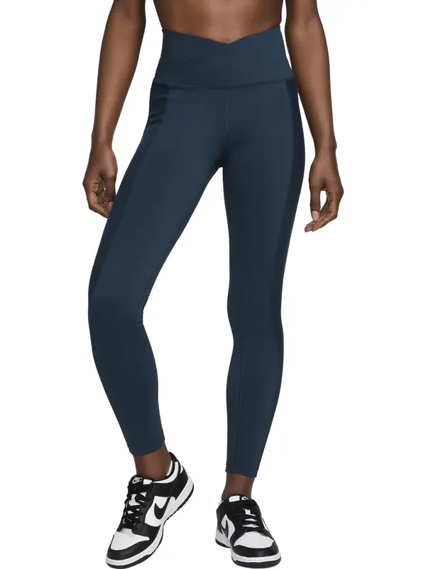 Nike One Wrap High-waisted 7/8 Leggings - Blue