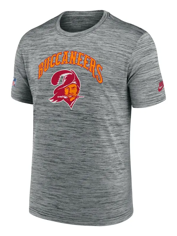 Nike Tampa Bay Buccaneers Sideline Velocity Dri-fit Nfl T-shirt - Grey