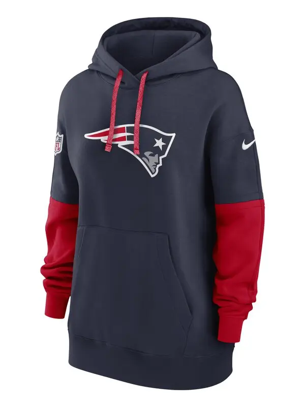 Nike New England Patriots Sideline Essential Nfl Pullover Hoodie - Blue