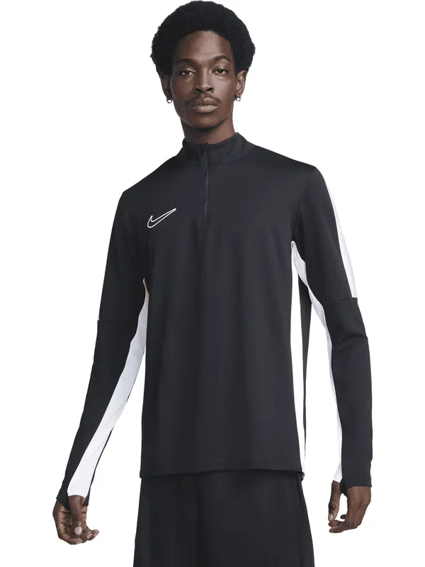 Nike Academy Dri-fit 1/2-zip Soccer Top - Black
