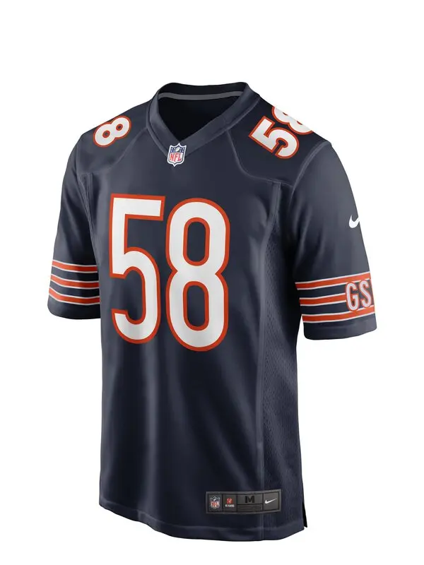 Nike Darnell Wright Chicago Bears Nfl Game Football Jersey - Blue