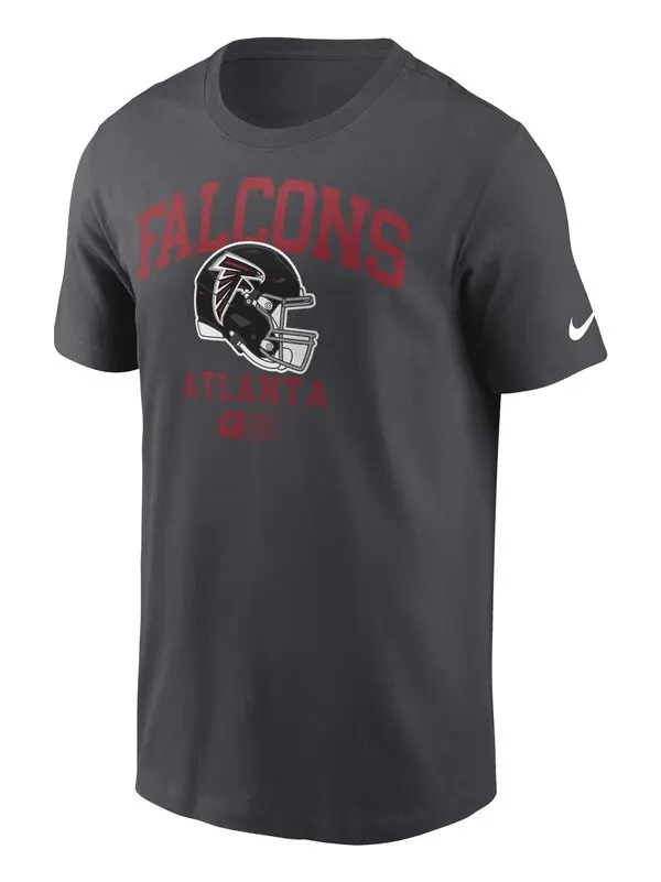 Nike Atlanta Falcons Helmet Essential Nfl T-shirt - Grey