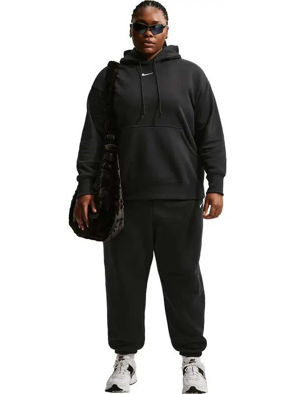 Nike Sportswear Phoenix Fleece High-waisted Oversized Sweatpants - Black