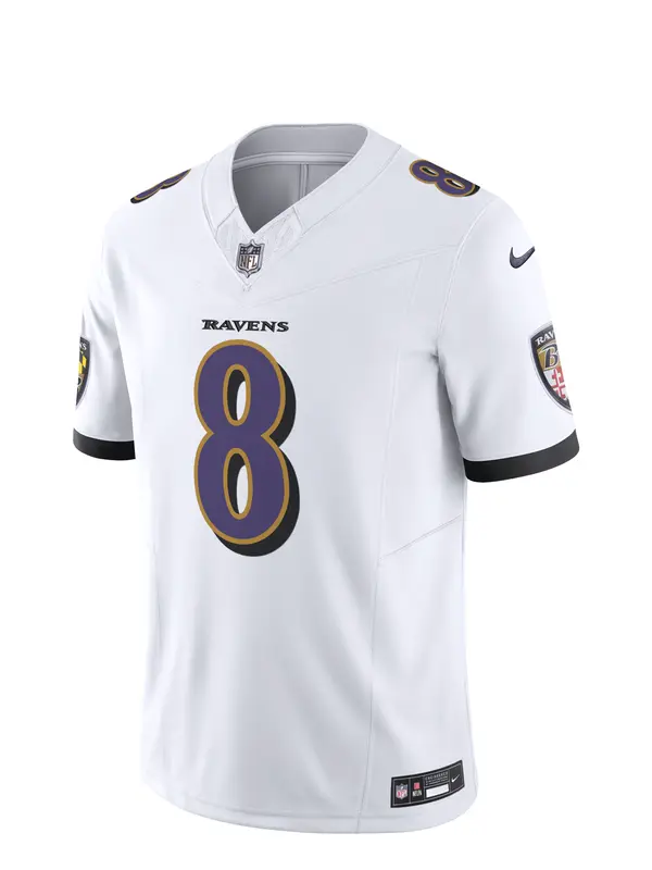Nike Lamar Jackson Baltimore Ravens Dri-fit Nfl Limited Football Jersey - White