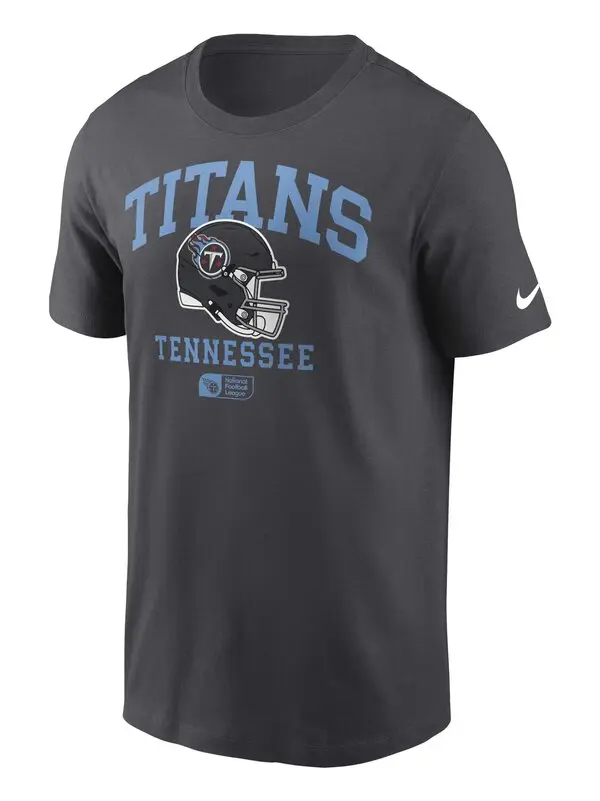 Nike Tennessee Titans Helmet Essential Nfl T-shirt - Grey