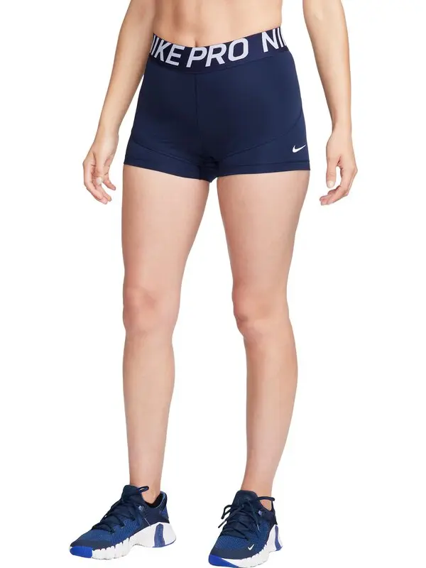 Nike Pro 3" Shorts - Blue