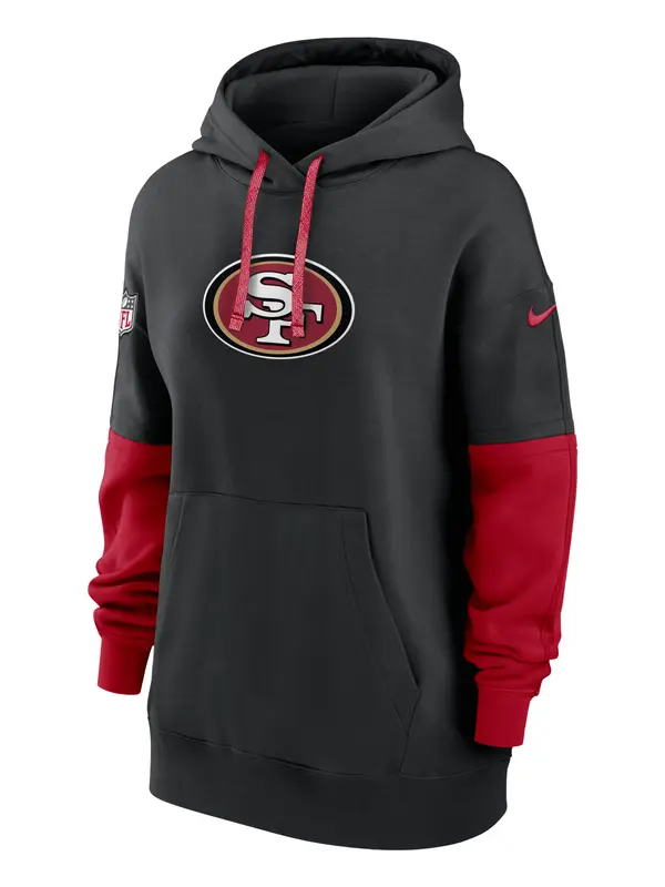 Nike San Francisco 49ers Sideline Essential Nfl Pullover Hoodie - Black