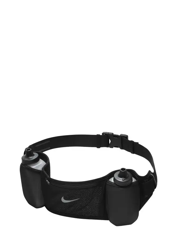 Nike 24 Oz Flex Stride Double Running Hydration Belt - Black