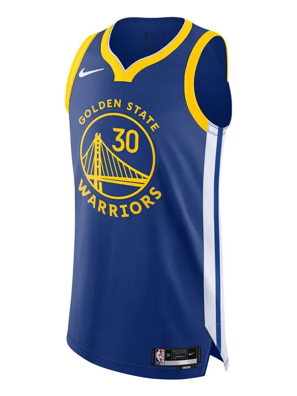 Nike Stephen Curry Warriors Icon Edition 2020 Nba Authentic Jersey - Blue