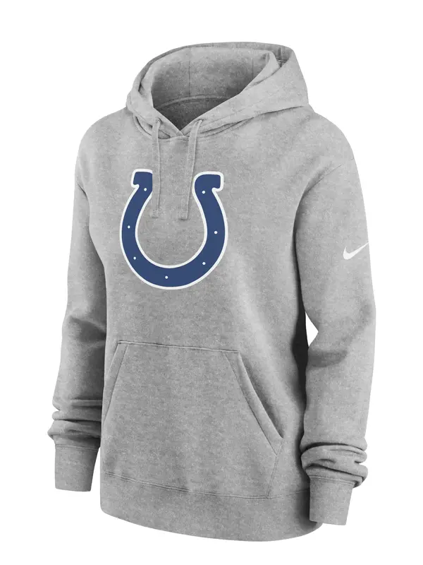 Nike Indianapolis Colts Club Nfl Pullover Hoodie - Grey