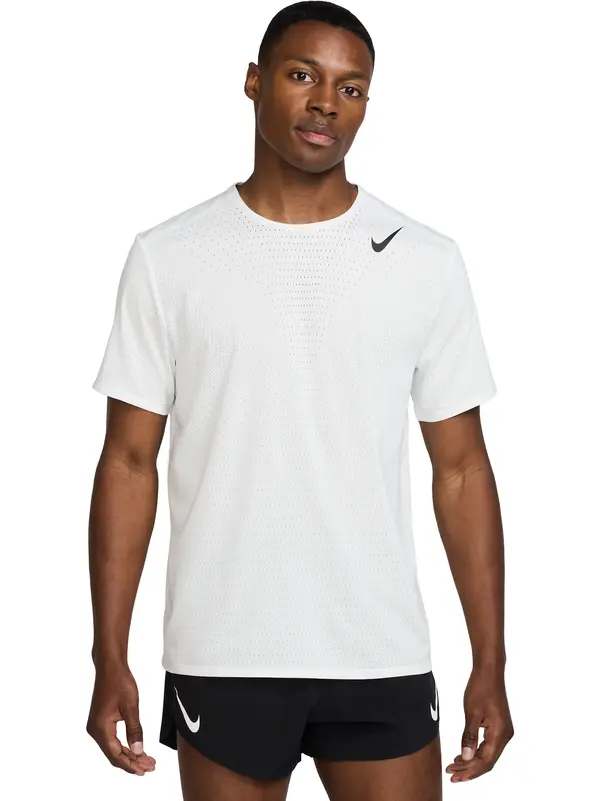 Nike Aeroswift Dri-fit Adv Short-sleeve Running Top - White