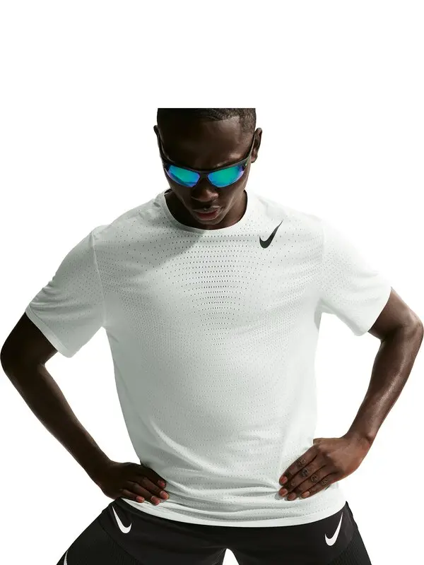 Nike Aeroswift Dri-fit Adv Short-sleeve Running Top - White