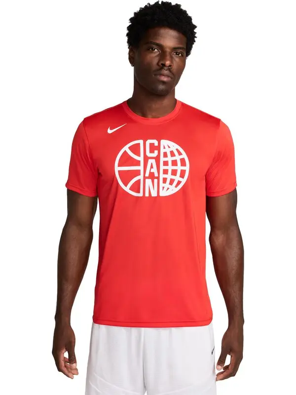 Nike Canada Practice Basketball T-shirt - Red