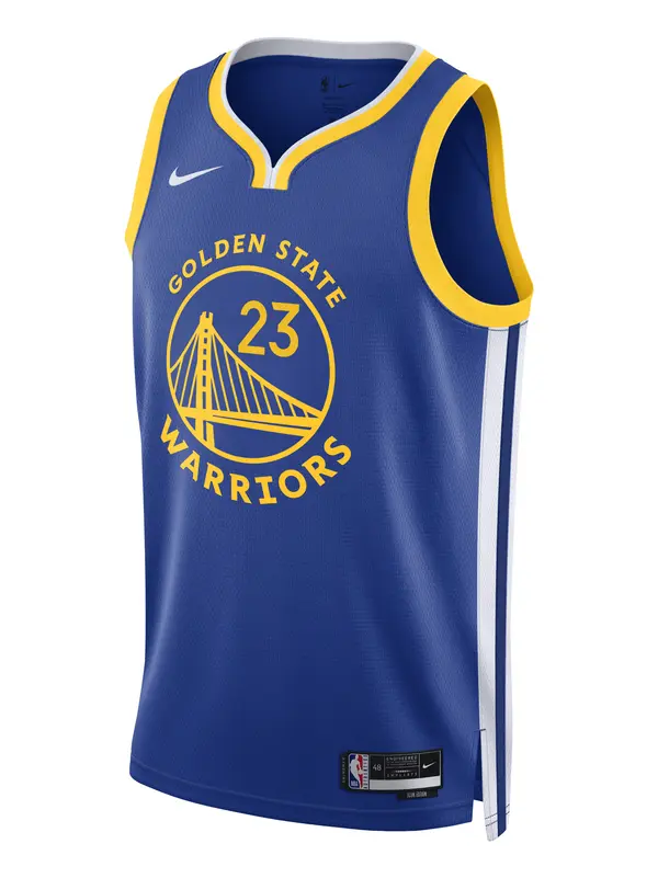 Nike Golden State Warriors Icon Edition Dri-fit Nba Swingman Jersey - Blue