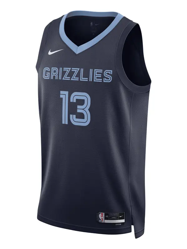 Nike Memphis Grizzlies Icon Edition Dri-fit Nba Swingman Jersey - Blue