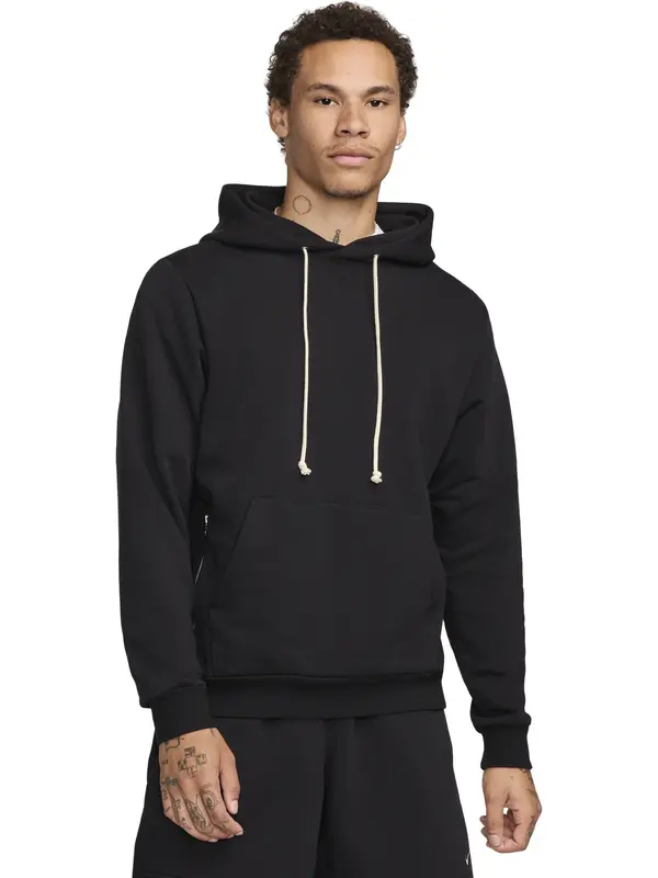 Nike Standard Issue Dri-fit Pullover Basketball Hoodie - Black
