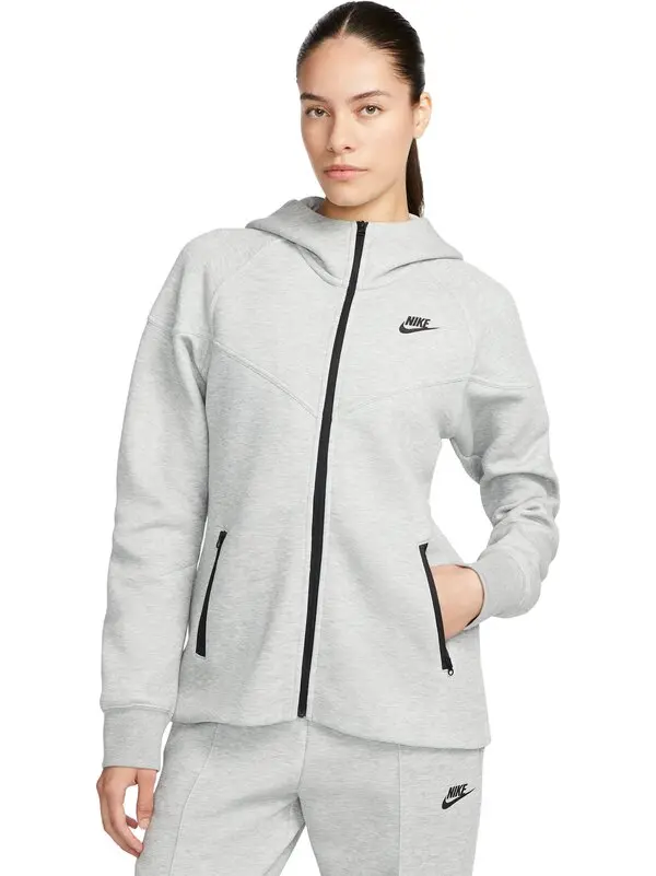 Nike Sportswear Tech Fleece Windrunner Full-zip Hoodie - Grey