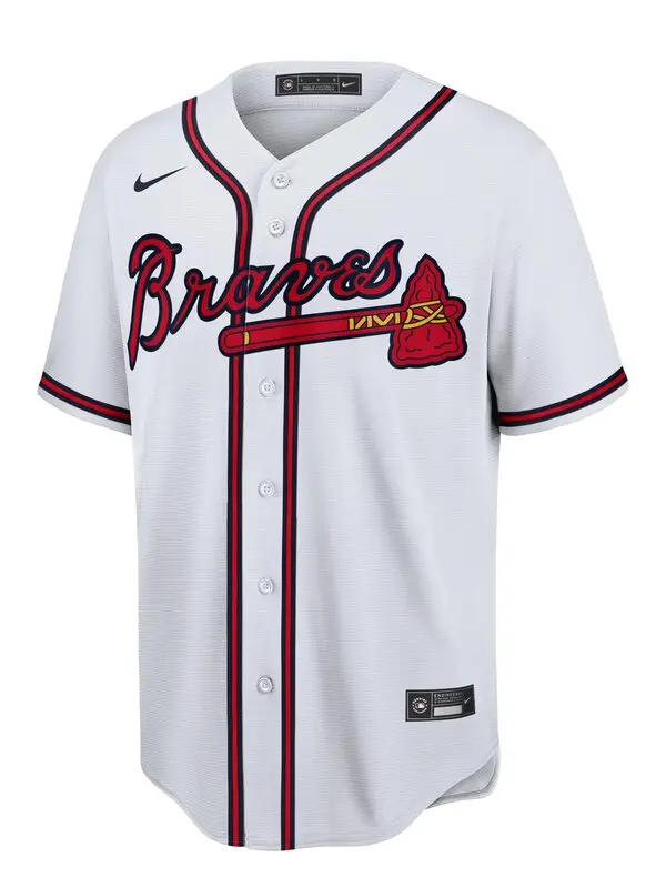 Nike Mlb Atlanta Braves Replica Baseball Jersey - White
