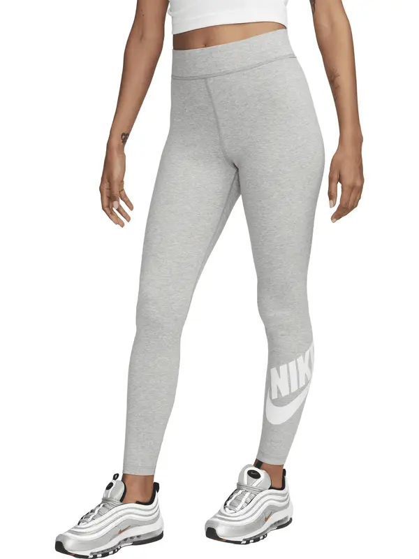 Nike Sportswear Classics High-waisted Graphic Leggings - Grey