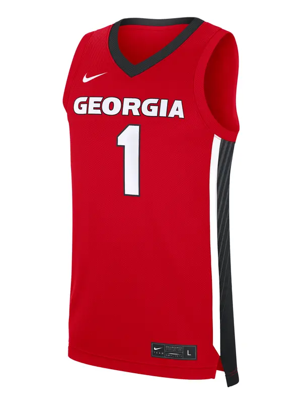 Nike Georgia Bulldogs Replica College Basketball Jersey - Red