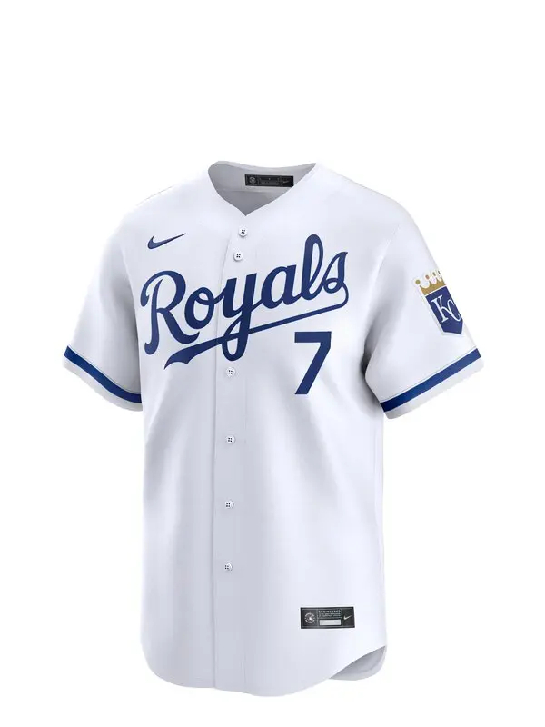 Nike Bobby Witt Jr. Kansas City Royals Dri-fit Adv Mlb Limited Jersey - White